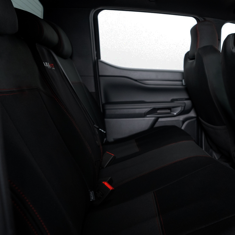 Premium Neoprene Rear Seat Covers Suit Next Gen Ford Ranger (T6.2 ...