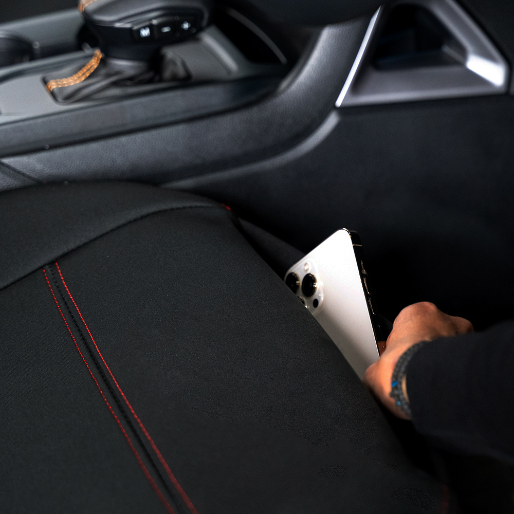 Premium Neoprene Front Seat Covers Suit Next Gen Ford Ranger (T6.2) XL ...